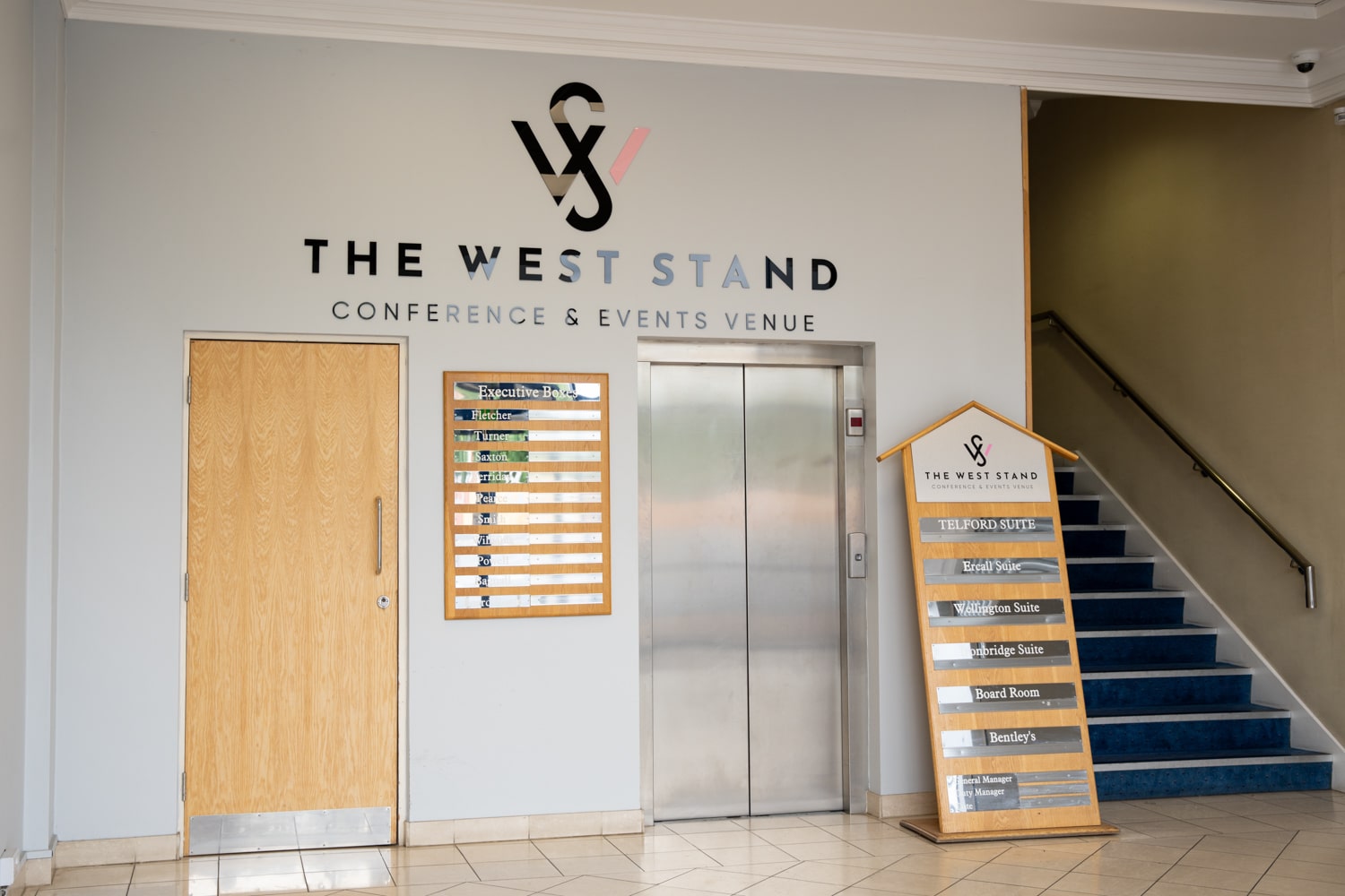Meeting & Event Spaces in Telford | The West Stand